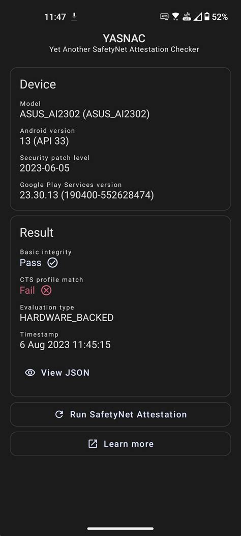 Cts Profile Match Fail On Stock Zenfone 10 Rzenfone