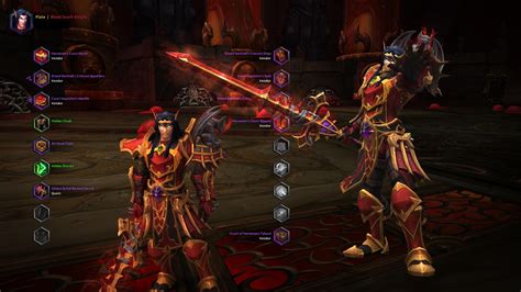 Mixed 3 Sets To Make This Xmog For My Blood Elf Blood Dk Blood