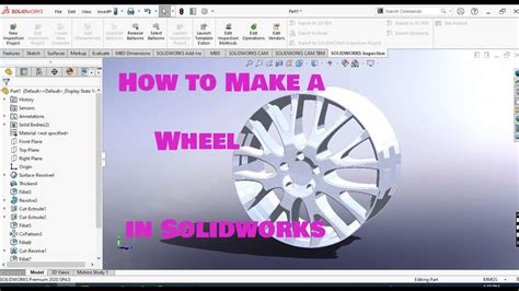 How To Make A Wheel In Solidworks YouTube