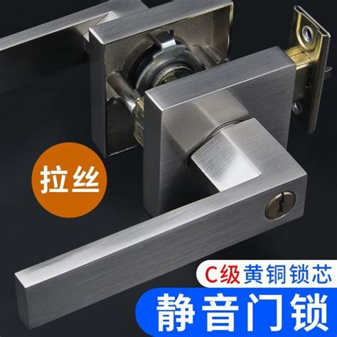 【熱賣下殺】門鎖室內通用型三桿鎖執手鎖臥室房門鎖衛生間單舌黑色球形把手鎖門鎖配件創意 Yahoo奇摩拍賣