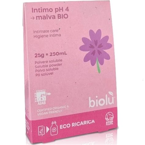 Biolù Detergente Intimo Ph 4 Malva Foodu