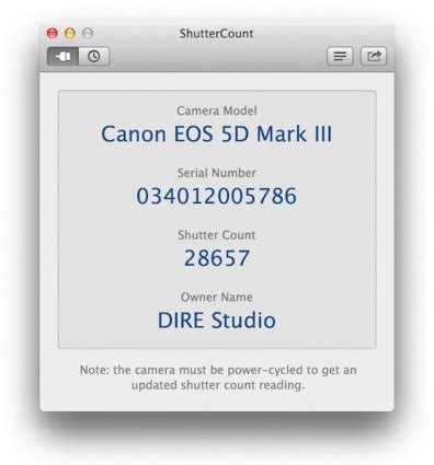How To Know The Shutter Count Of Your Canon DSLR
