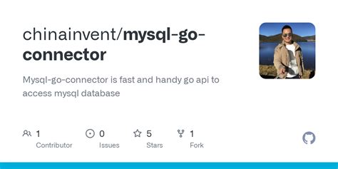 Github Chinainventmysql Go Connector Mysql Go Connector Is Fast And