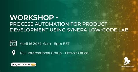 Synera Low Code Lab Rle International Group