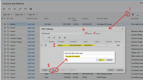 Schedule AR Invoices Community