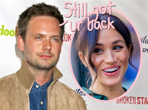 Meghan Markles Suits Co Star Patrick J Adams Slams Haters And Bots