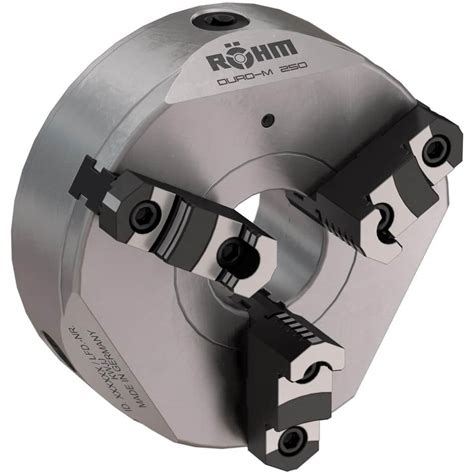 Rohm Manual Lathe Chuck 8 3 Jaws Self Centering MSC Direct