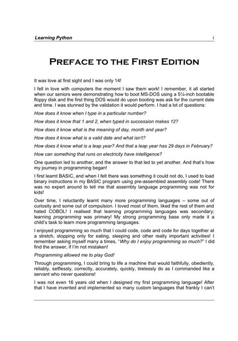 Learning Python