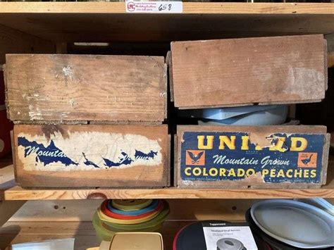 Fruit Crates And Strainer Legacy Auction Company