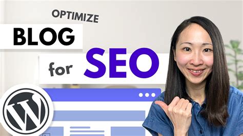 How To Optimize Blog Posts For Seo 2024 Blog Seo Optimization Checklist Youtube