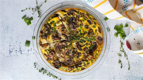 Paleo Mushroom Spinach Frittata Whole30 Keto The Banana Diaries