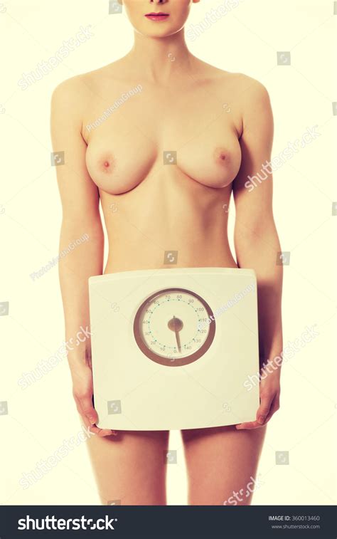 Naked Woman Scale Stock Photo Shutterstock