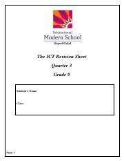 Essential ICT Concepts For Grade Database Mastery Course Hero