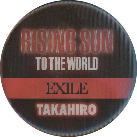 駿河屋 Takahiroexile チェンジング缶バッジ 「exile Tribe Live Tour 2021 “rising