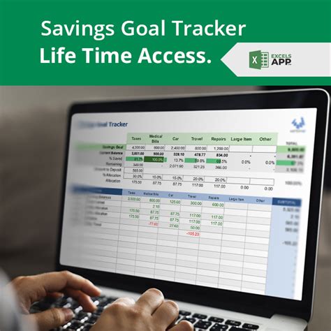 Savings Goal Tracker Excels App