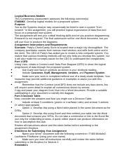 317175601 Logical Business Models 3853899461735885 Docx Logical