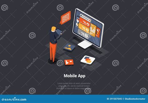 Mobile Application Development And Presentation Analysis Trends And Software Development Coding