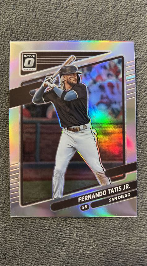 2021 Donruss Optic Fernando Tatis Jr Silver Holo Prizm 106 San Diego
