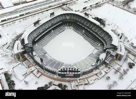 An Aerial View Of Guaranteed Rate Field Sunday Feb 7 2021 In