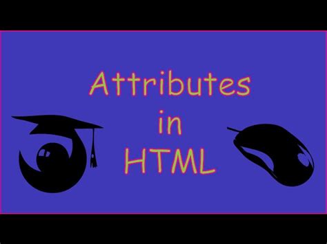 Introduction To Attributes In Html Tutorial Tekfunda