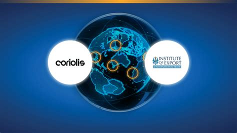 Coriolis Technologies And The Institute Of Export International Trade