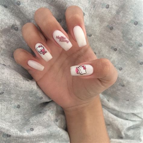 Пин от пользователя Adeline на доске Nails Маникюр Hello Kitty