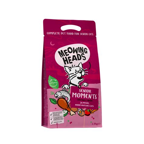 Meowing Heads - Senior Moments 無穀物全天然年長貓配方 1.5kg