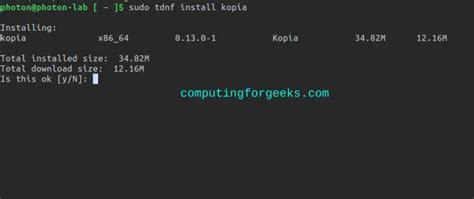 Manage Photon Os From Command Line Interface Cli Computingforgeeks