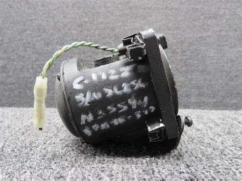 Dash Mounted Compass Indicator Triangle Mount Bracket Yellowed No