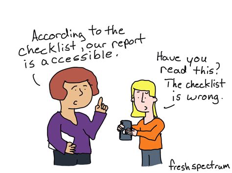 Accessibility Is NOT A Checklist