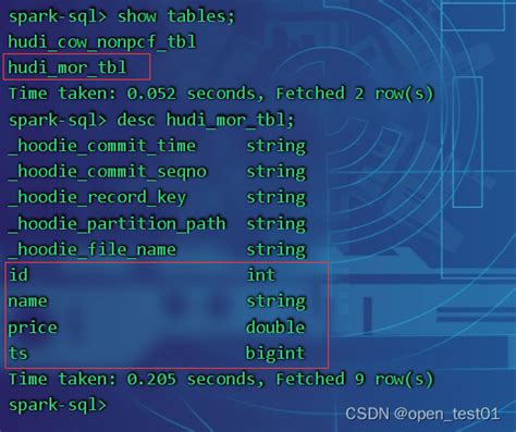 Hudi集成spark与hudi表的创建hudi建表 Csdn博客