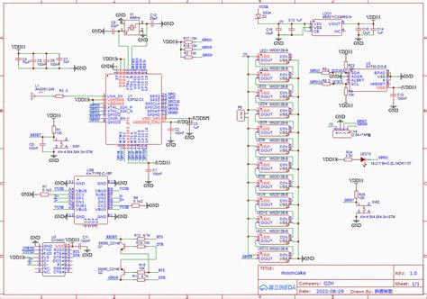 画一个 “月饼” 陪我过中秋，使用 Esp32 C3 制作炫彩月饼（我为嵌入式工程师争取月饼）esp32 晶振电容 Csdn博客