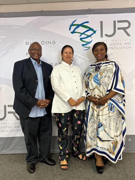Cheryl Hendricks On Linkedin Honoured To Have Prof Thuli Madonsela Present At The Ijr Post Sona…