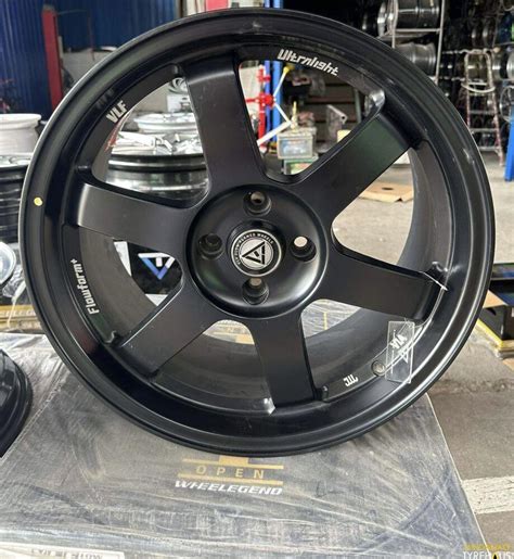 17” Vlf C01 Matteblack Mags 4holes Pcd 100 Brandnew Mindanao Tyrehaus