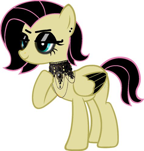 I Made Fluttershy Goth P By Wolfgirl666cat On Deviantart