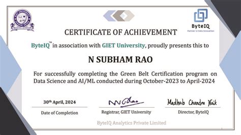 N Subham Rao On Linkedin Datascience Ai Machinelearning