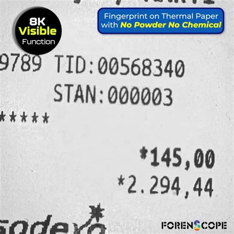 Forenscope On Linkedin 8k Fingerprint Detection Tablet