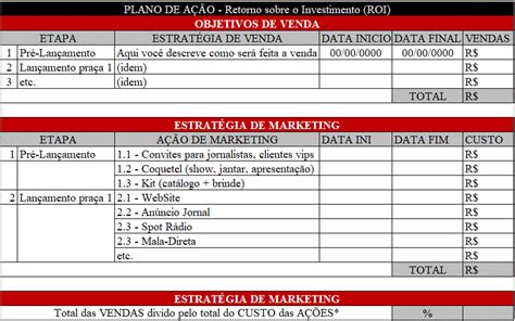 Retorno Sobre Investimento ROI Plano De Marketing Descubra A