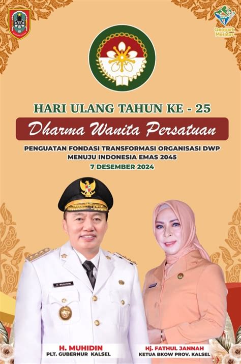 H Muhidin Dan Hj Fathul Jannah Selamat Hari Ulang Tahun Ke 25 Dharma