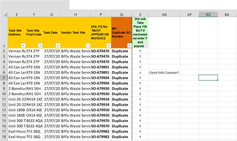 Excel Formulas To Use When Checking Criteria For A Column Of Multiple Duplicate Values Stack