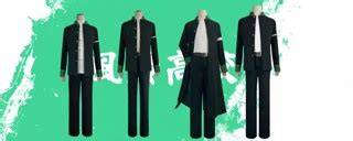 HOLOUN Anime Chainsaw Man Cosplay Costume Denji Aki Hayakawa Black Suit