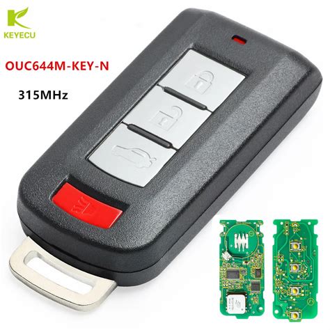 Keyecu Replacement Remote Smart Prox Key Fob 3 1 Button 315mhz Id46