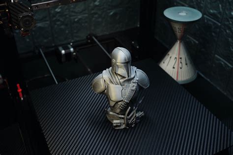 Mandalorian Bust Star Wars 3d Models Support Free And No Infill Remix