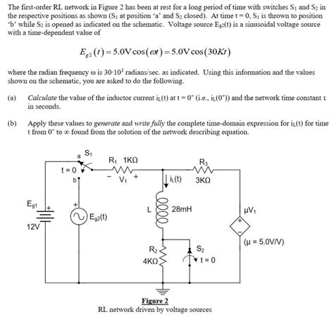 Solved The First Order Rl Network In Figure 2 Ha Solutioninn