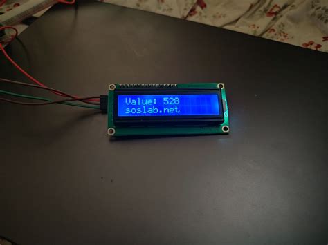 LCD 1602 I2C and a Joystick on Arduino | SOSLab