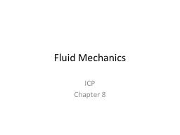 PPT Fluid Mechanics PowerPoint Presentation