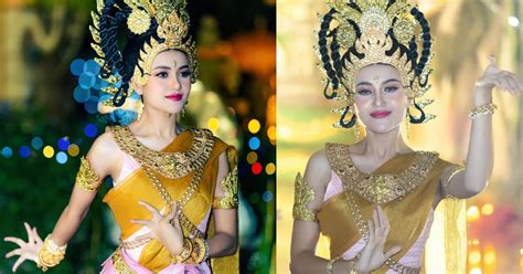 ស្អាតម្ល៉្លេះទេ ព្រះកាយ ច័ន្ទ គ្រងឈុតបុរាណ ឡើងរាំទន់ ល្វត់ល្វន់