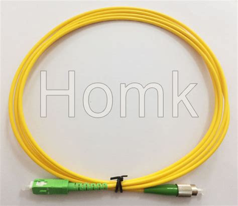 SC APC FC APC Fiber Optic Patch Cord Shenzhen Homk Telecom Tech Co Ltd