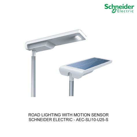 Road Lighting With Motion Sensor