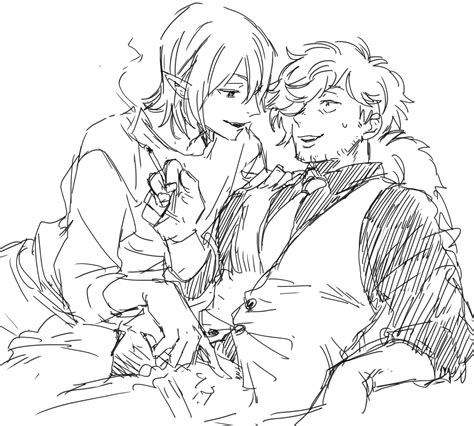 Mihai Florescu And Inugami Kohachi Kemono Jihen Drawn By Tsun